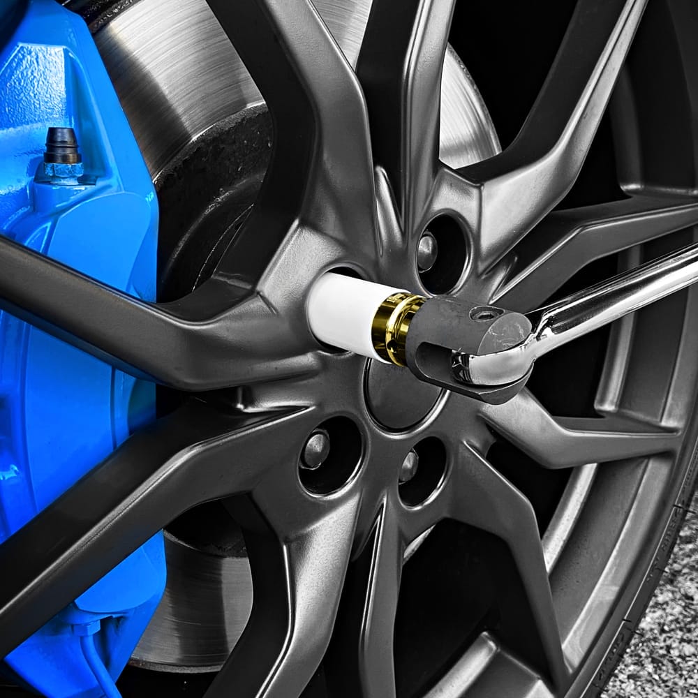Wheel brace with 19mm Hex 1 2 drive sleeved socket. Ideal for Ford cars